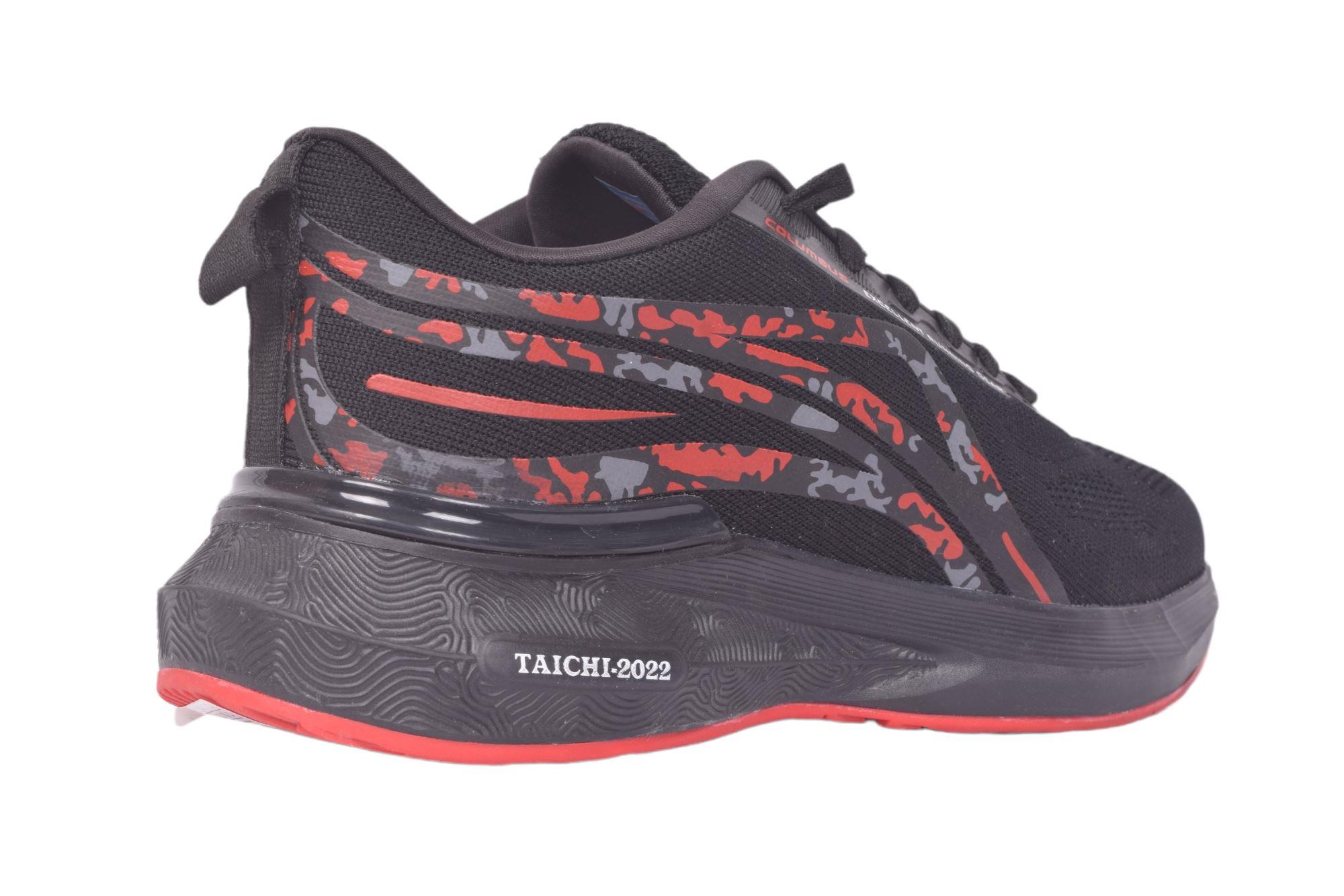 Columbus BLK/RED SPORTS SHOES :: Online Shopping @ PARMAR BOOT HOUSE ...