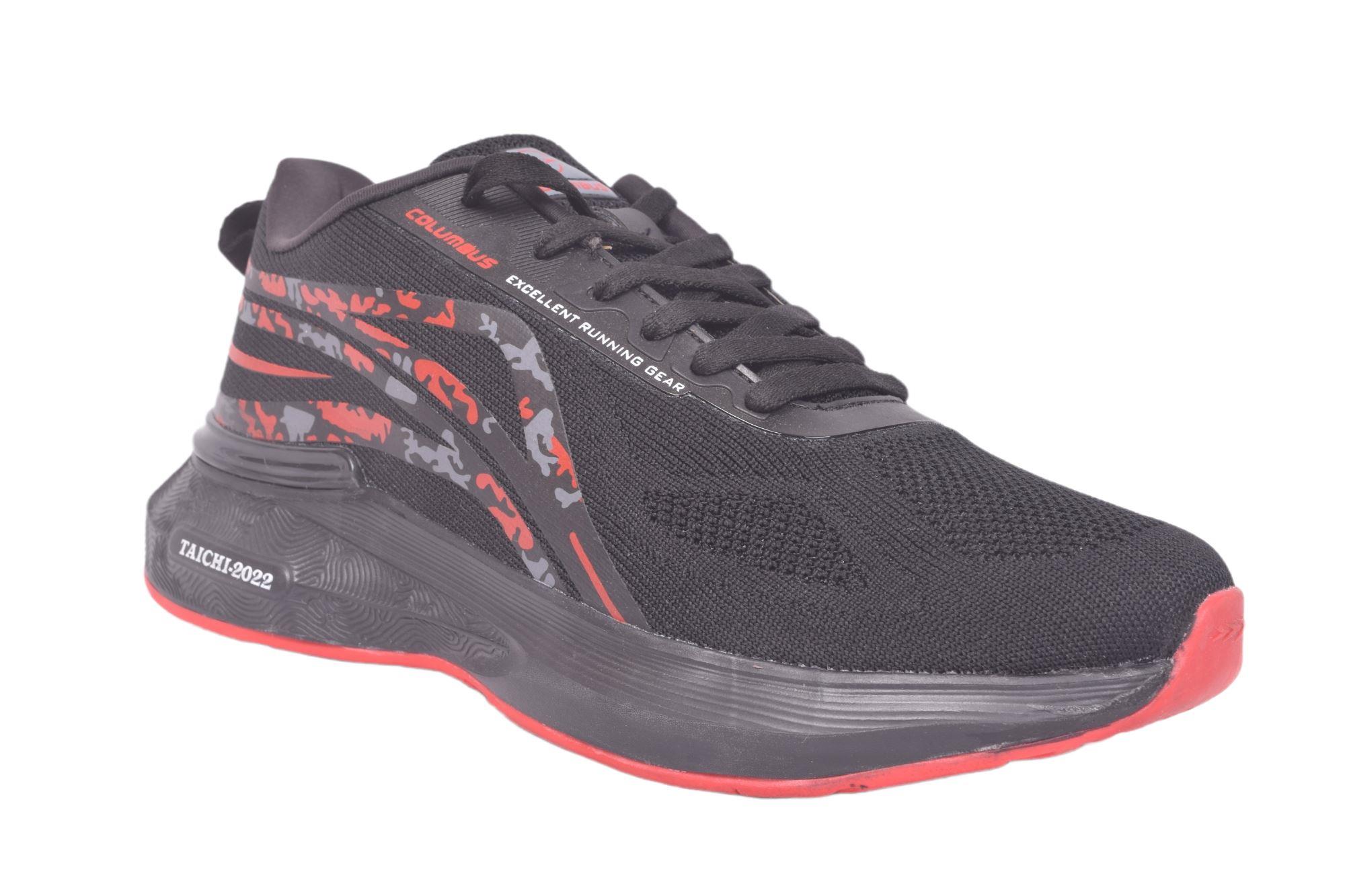 Columbus BLK/RED SPORTS SHOES :: Online Shopping @ PARMAR BOOT HOUSE ...